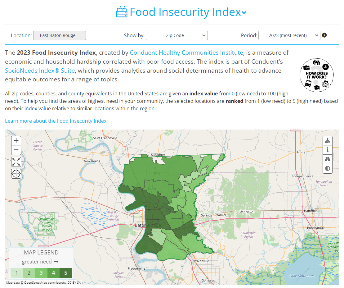What is the Food Insecurity Index ranking and how is it determined ...