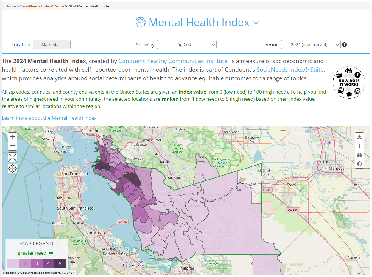 What is the Mental Health Index? – Conduent Healthy Communities Institute